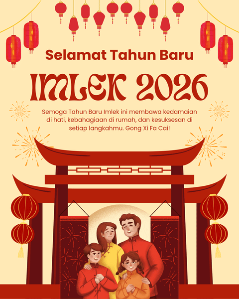 50 Poster Imlek 2026 dan Link Downloadnya Gratis! | IDN Times