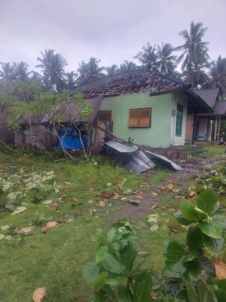 Angin Puting Beliung Terjang Jembrana, Sejumlah Bangunan Rusak-Pohon ...