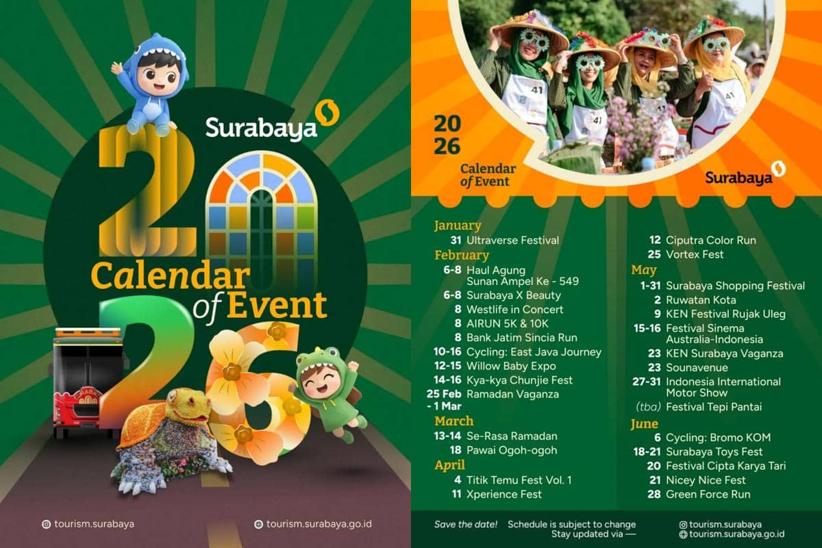 Kalender Event Surabaya 2026, Intip Jadwal Lengkapnya! | IDN Times
