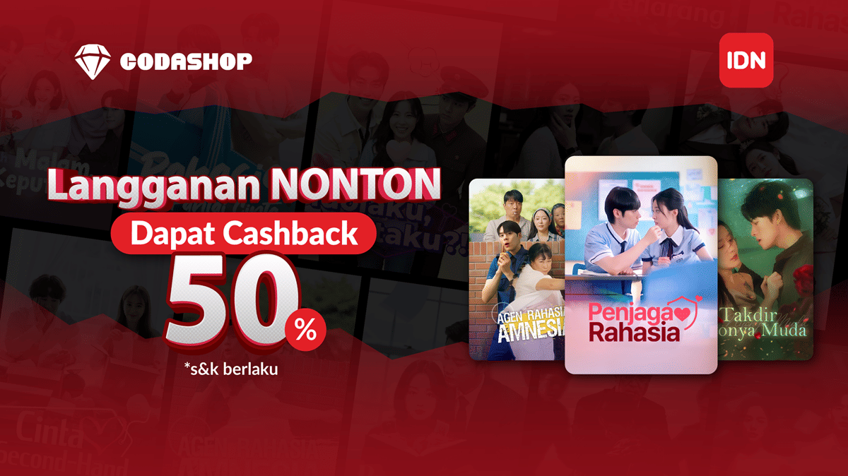 IDN NONTON Bisa Dibeli Melalui Codashop | IDN Times