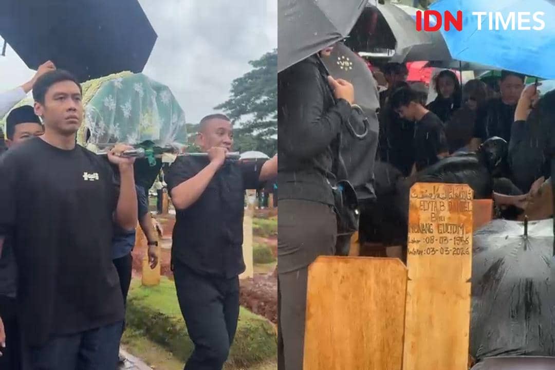 Vadi Akbar Ucap Pesan di Pemakaman: Semoga Vidi Tahu Kita Sayang Dia ...