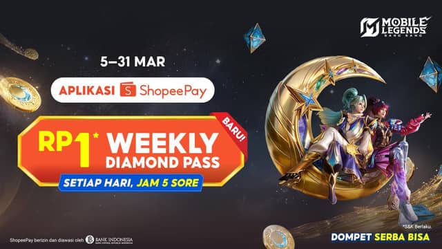 ShopeePay Luncurkan Promo Weekly Diamond Pass MLBB Rp 1! | Duniaku.com