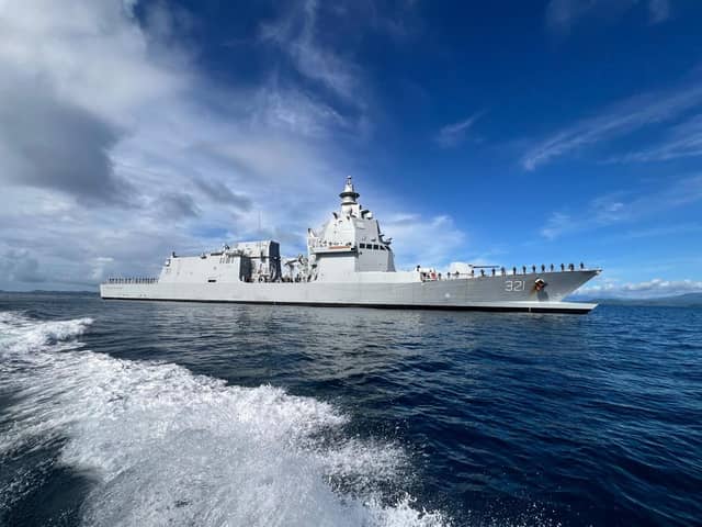 Kapal Perang Terbaru TNI AL KRI Prabu Siliwangi-321 Tiba di Tanah Air ...