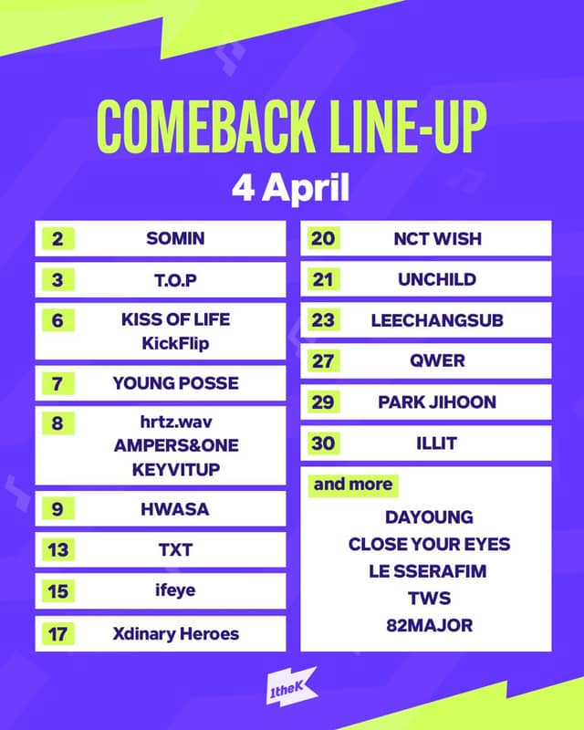 Jadwal Debut dan Comeback Idol KPop pada April 2026, Ada TXT! | IDN Times