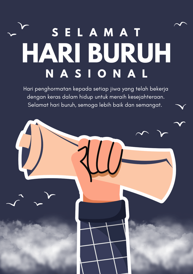 20 Poster Hari Buruh 2026 yang Kreatif dan Penuh Makna | IDN Times