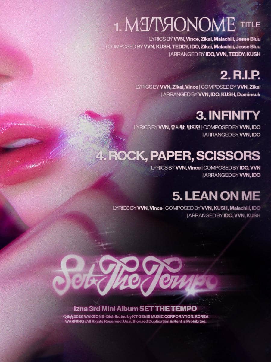 Tracklist Album SET THE TEMPO dari izna dan Jadwal Rilisnya | IDN Times