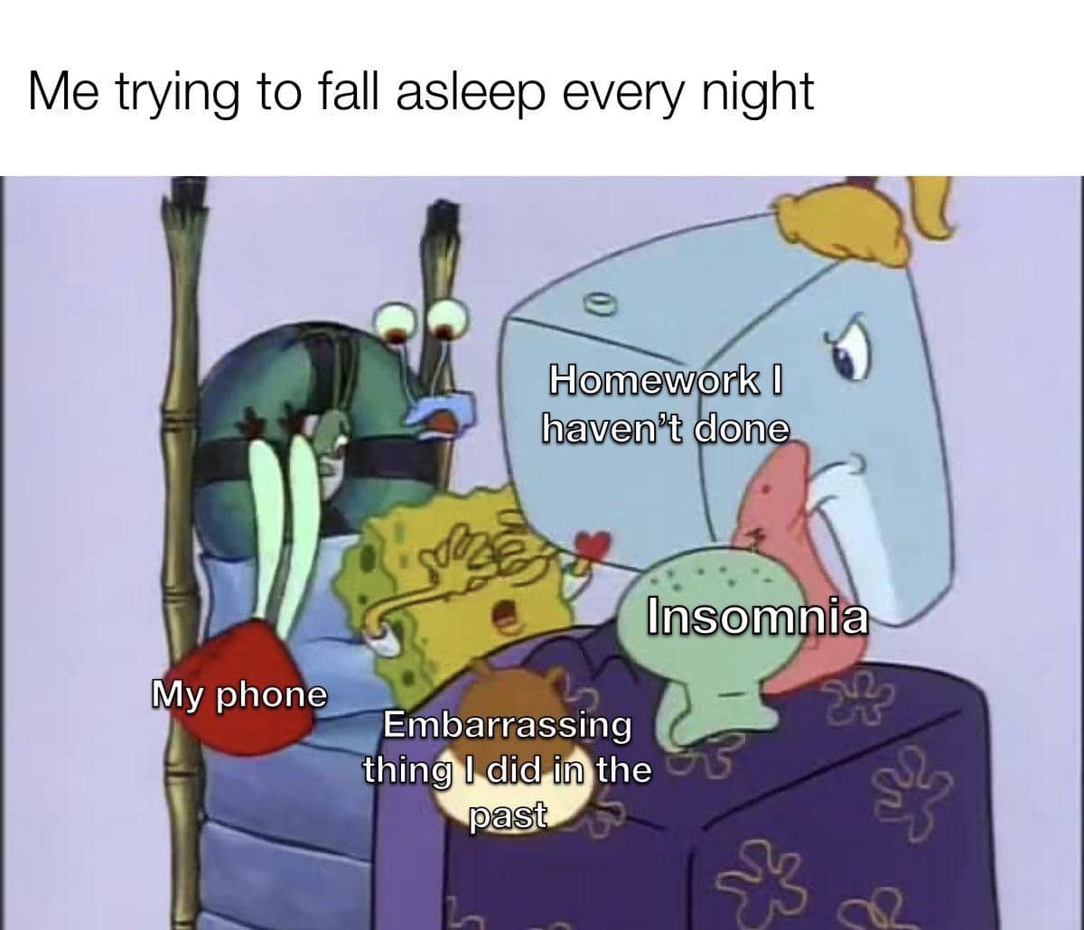 8 Meme SpongeBob tentang Momen Memalukan | IDN Times